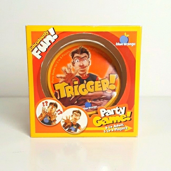 Blue Orange | Games | Trigger Fun Buzzer Silly Trivia Party Game New ...